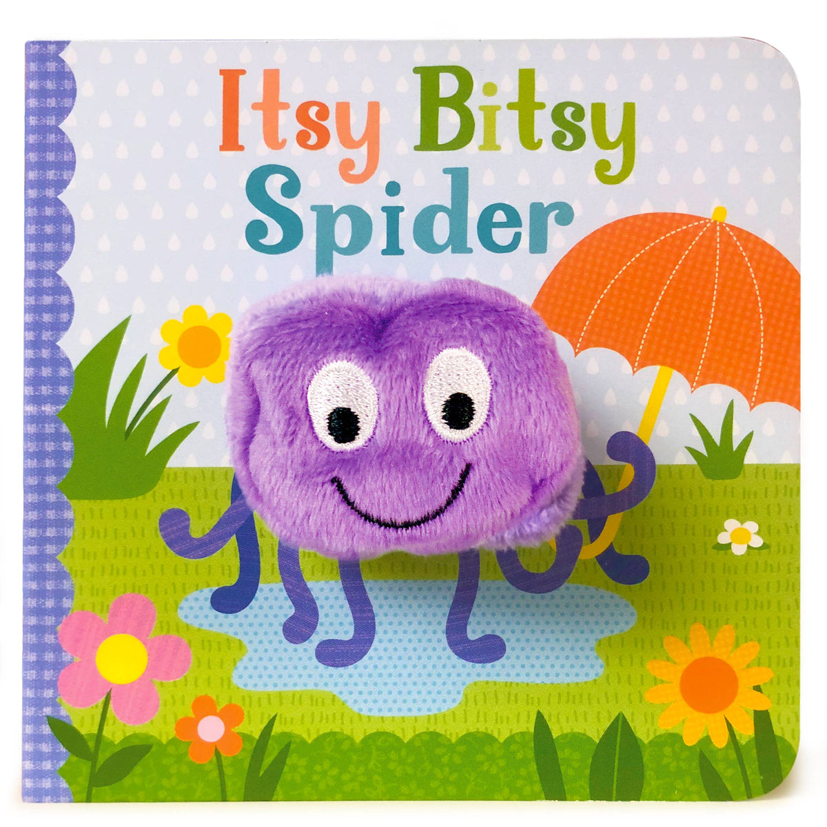 Itsy Bitsy Spider Nursery Rhyme Finger Puppet Board Book – USHER & CO